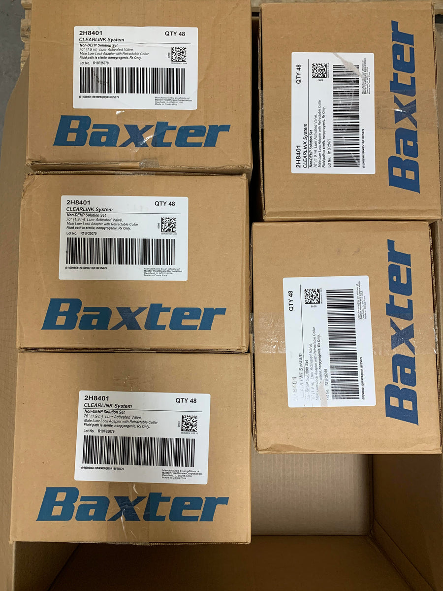 Baxter 2H8401 IV Administration Set Interlink 10 Drops 48/cs – Better ...