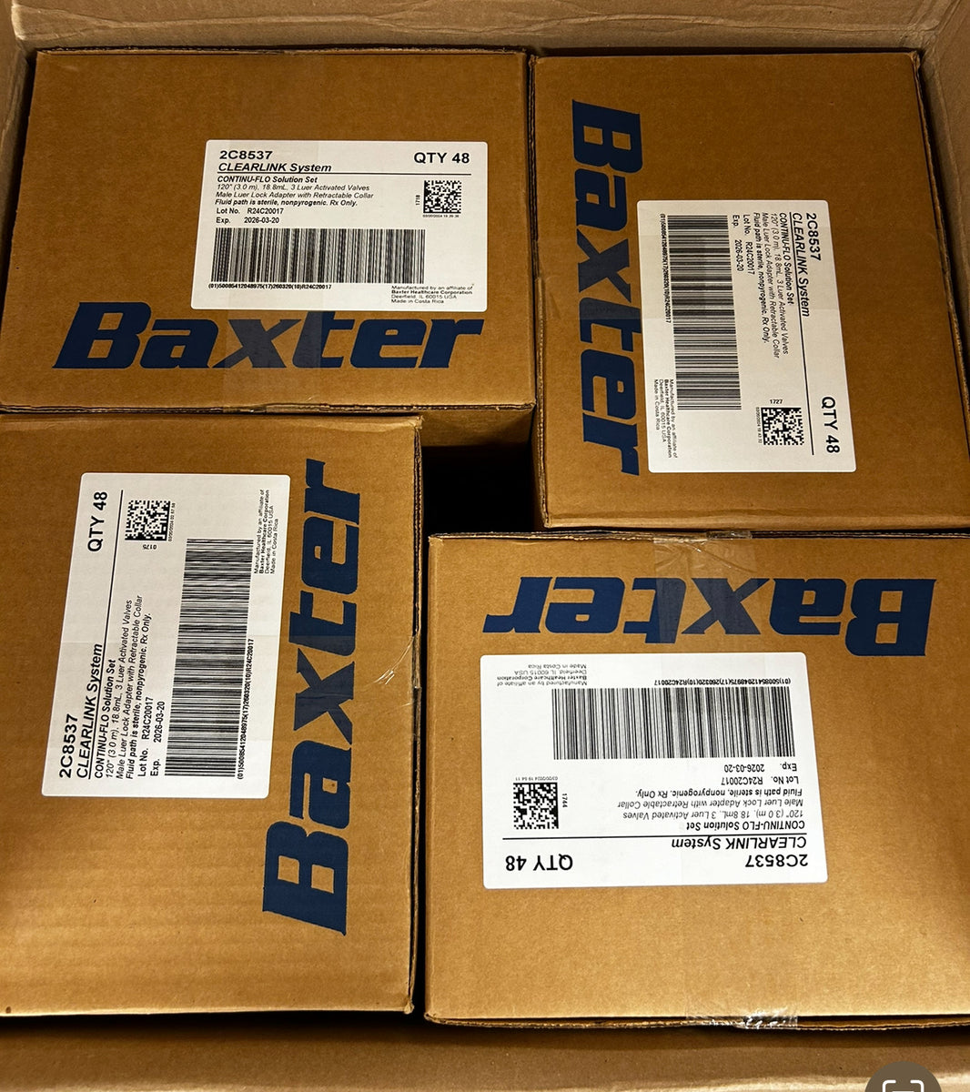 Baxter 2C8537 IV Solution Set CONTINU-FLO 10 drops / mL – Better Life Mart