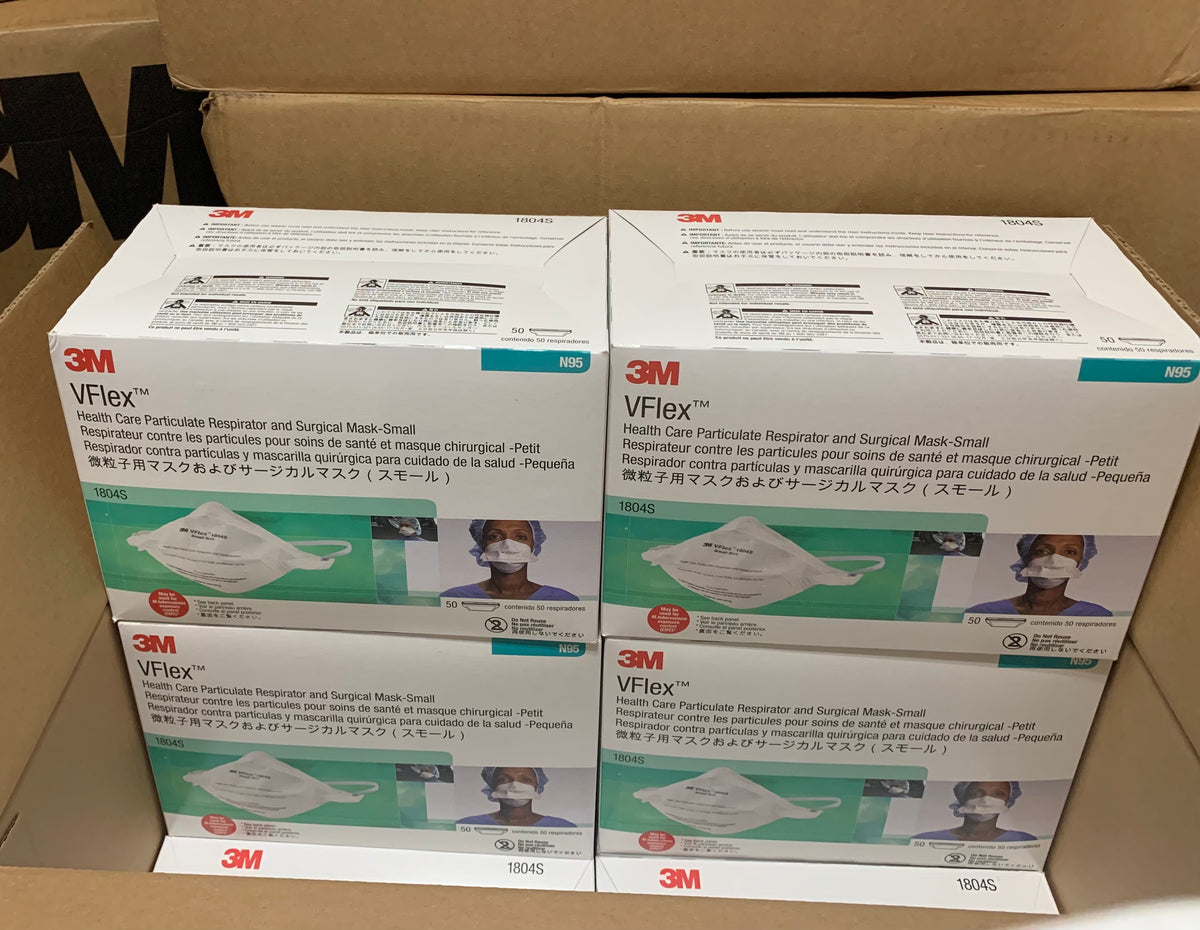 3M 1804S N95 VFlex Particulate Respirator Surgical Mask small – Better ...
