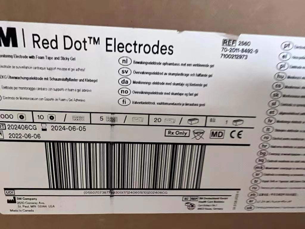 3M 2560 ECG Electrode 3M Red Dot Monitoring 1000/CS – Better Life Mart